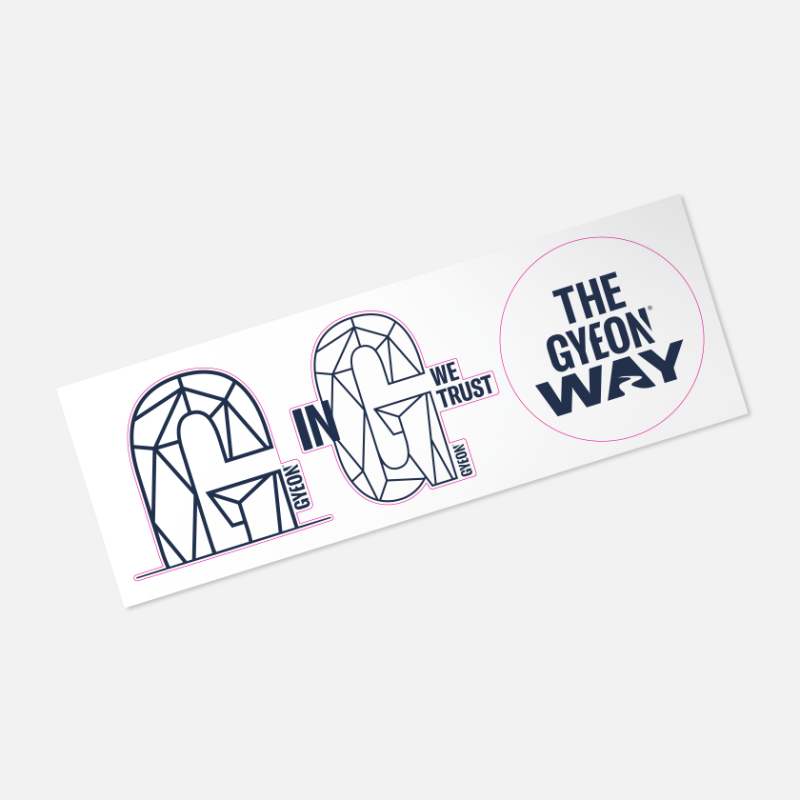 GYEON Sticker Set - Gyeon.de | Premium Autopflege Produkte & Keramikv