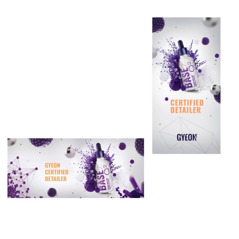 GYEON Canvas Wall Banner "Q² Base" - Gyeon.de | Premium Autopflege Pr