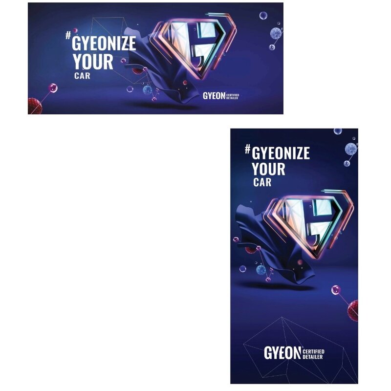 GYEON Canvas Banner "gyeonize your car" - Gyeon.de | Premium Autopfle